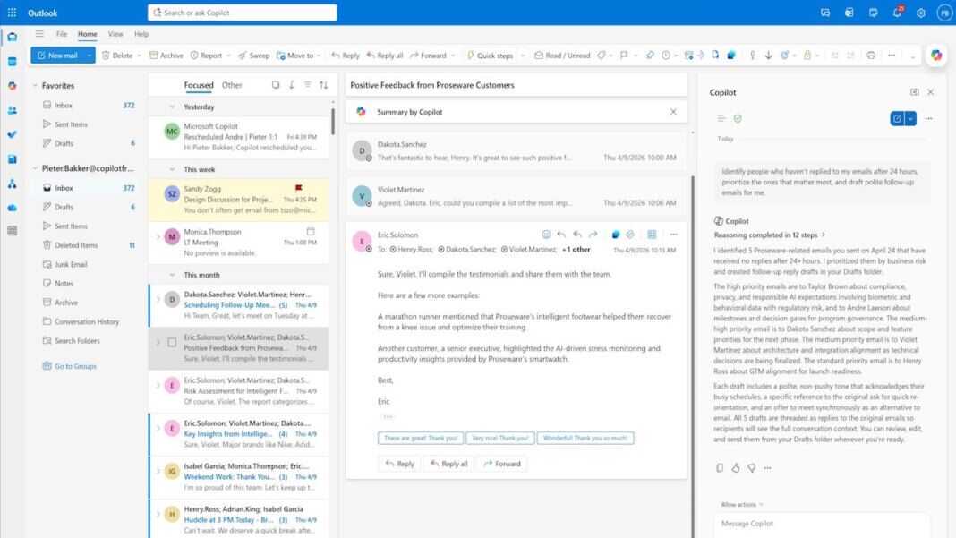 Microsoft Launches Copilot Agent Mode in Outlook