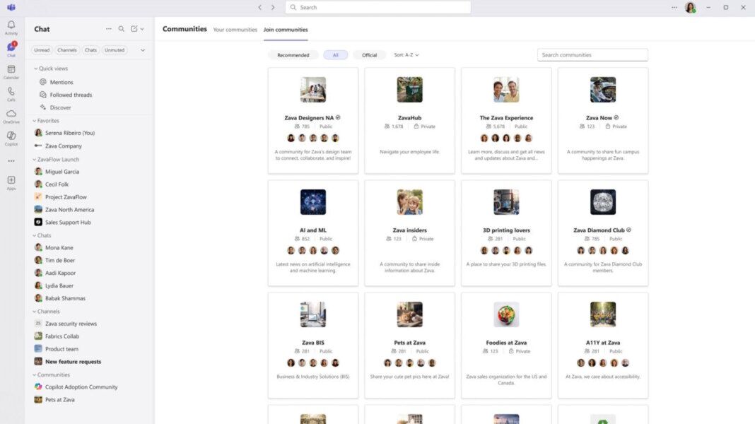Microsoft Integrates Viva Engage Communities Into Teams Chat