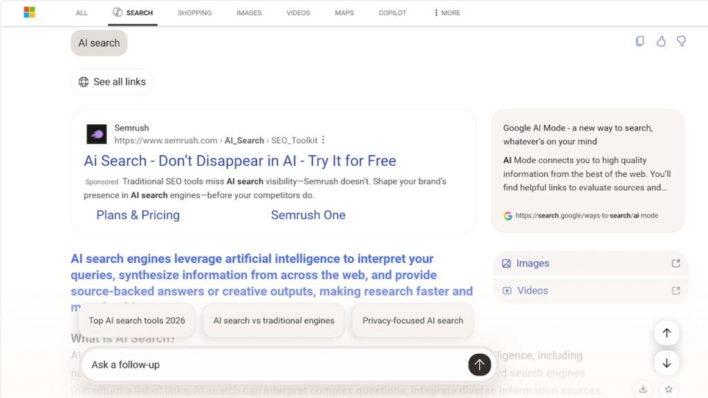 Microsoft Lets Bing Users Turn Off Copilot AI Answers