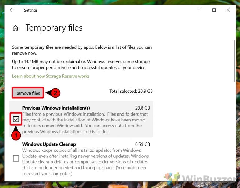How to Delete Temporary Files in Windows 11 and Windows 10 - WinBuzzer