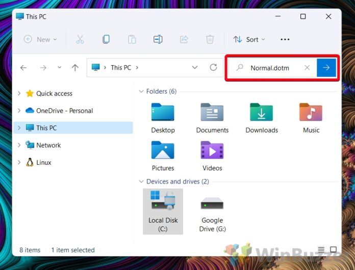 How to Use Word Templates and Change the Template File "Normal.dotm"