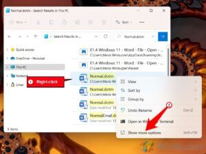 How to Use Word Templates and Change the Template File "Normal.dotm"