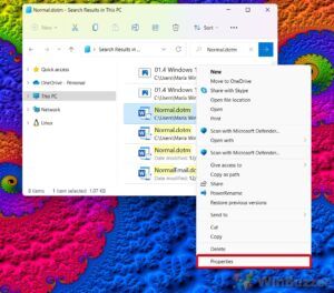 How to Use Word Templates and Change the Template File "Normal.dotm"