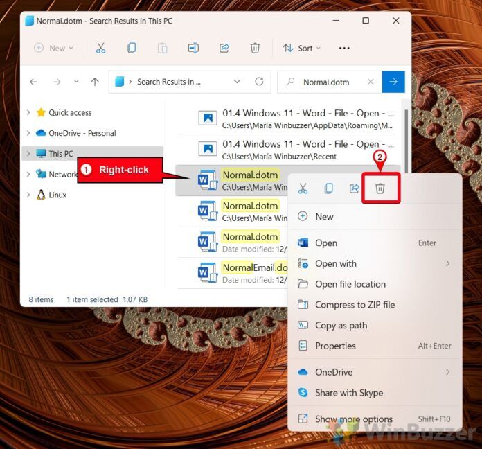 How to Use Word Templates and Change the Template File "Normal.dotm"