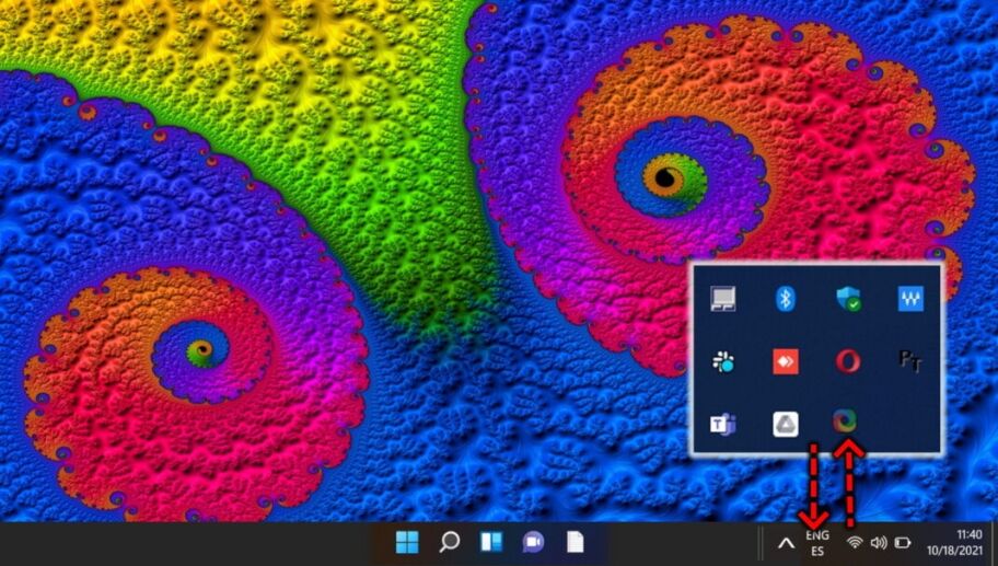 Windows 11: How to Hide or Show Icons in the Taskbar Corner Overflow Menu