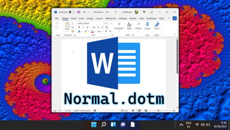 How to Use Word Templates and Change the Template File "Normal.dotm"