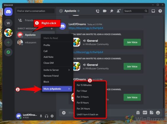 How to Mute Someone on Discord via Server Mute or Message Mute