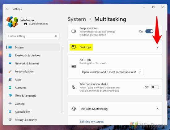 How to Show All Open Windows on the Taskbar in Windows 11 - WinBuzzer