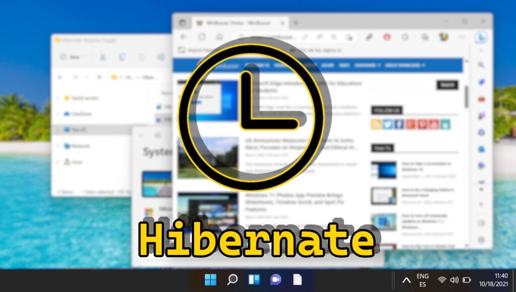 How to Enable or Disable Hibernate in Windows 11 - WinBuzzer