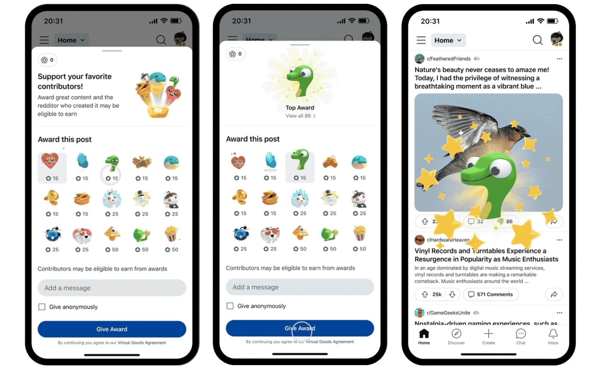 Reddit's Awards System Returns, Coins Replaced by Gold - WinBuzzer