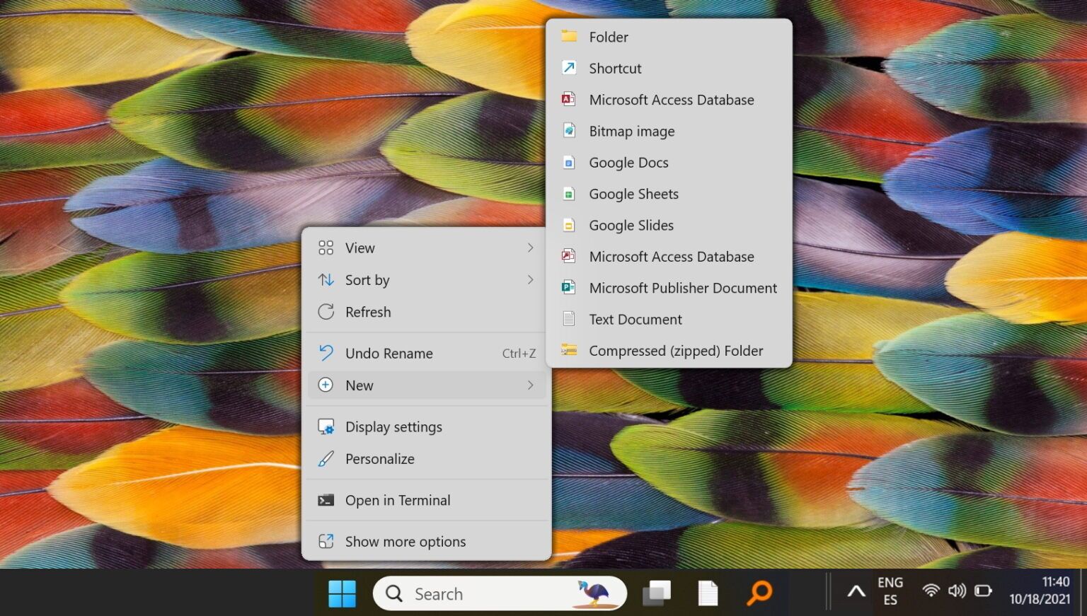 How to Customize the "New" Context Menu in Windows 11 - WinBuzzer